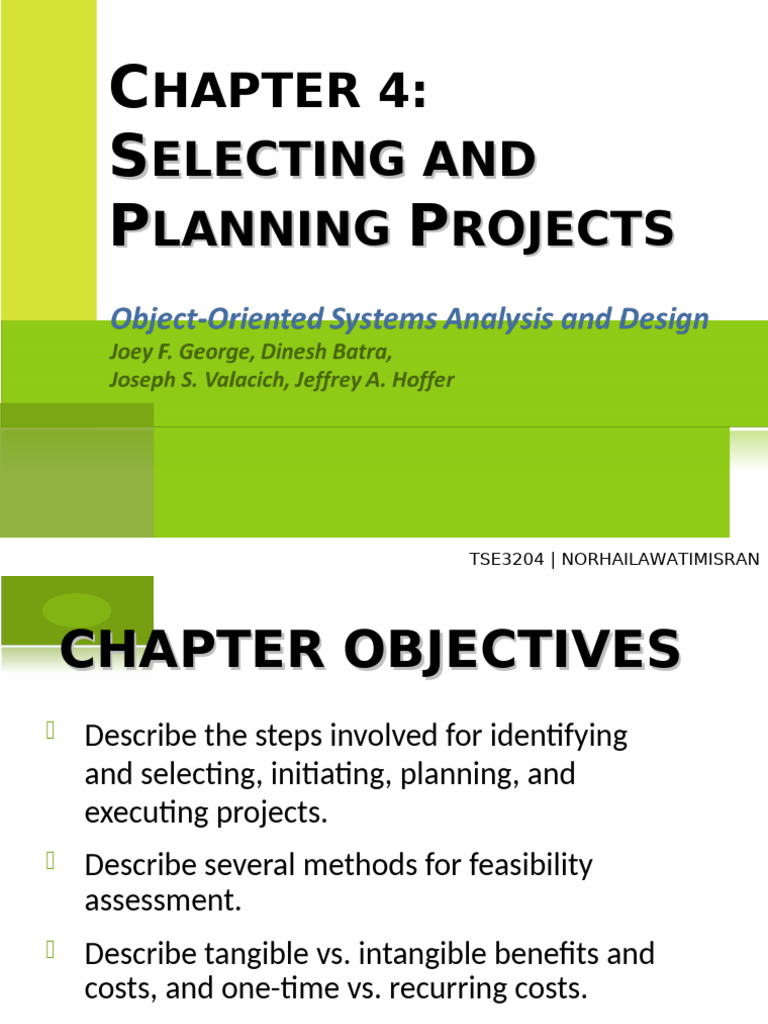 Ch04-Selecting and Planning Projects std copy 2015 | PDF