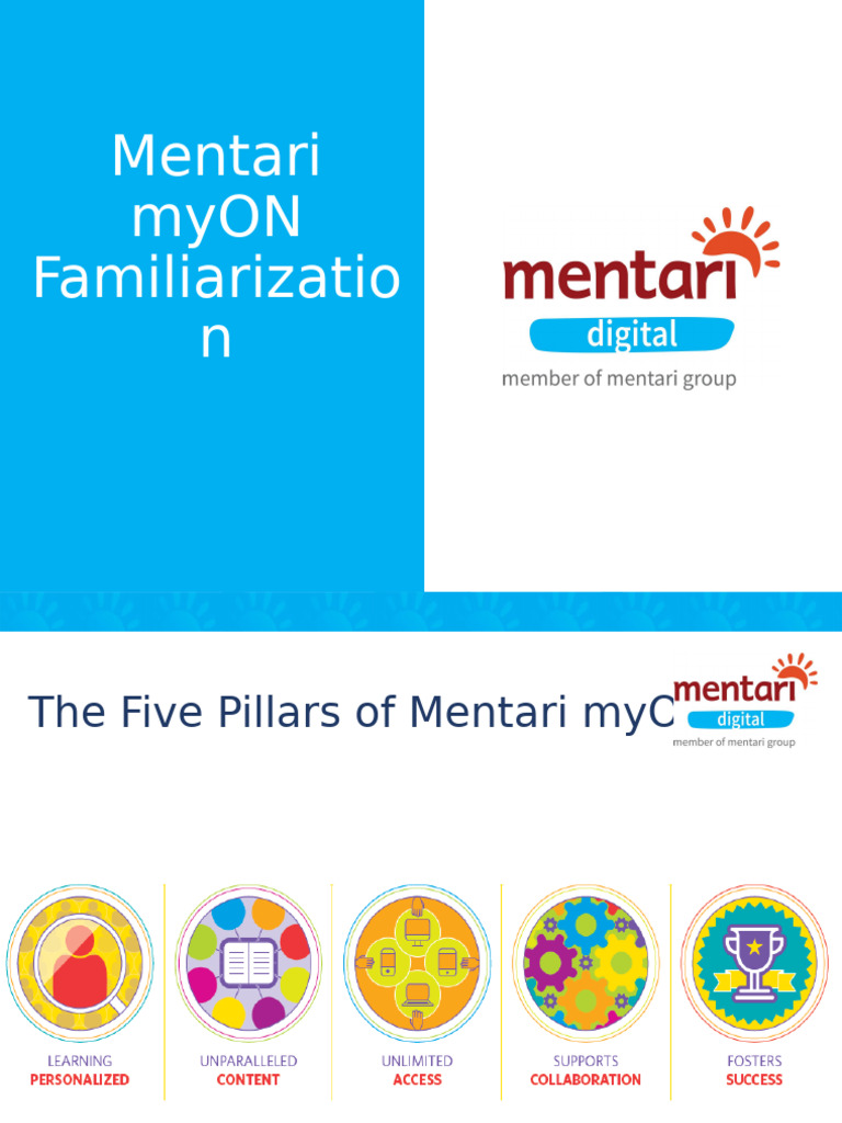 Mentari MyON Workshops | PDF