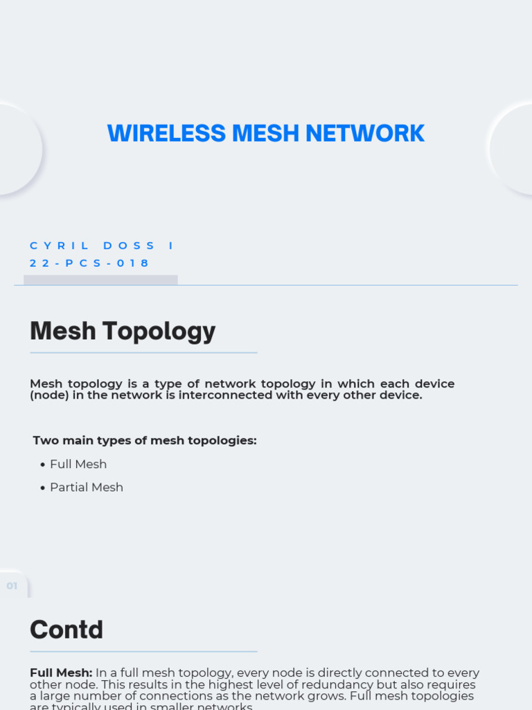 Wireless Mesh Network | PDF