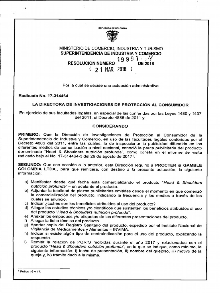 Resol 19991 Publicidad GheadShoulders | PDF