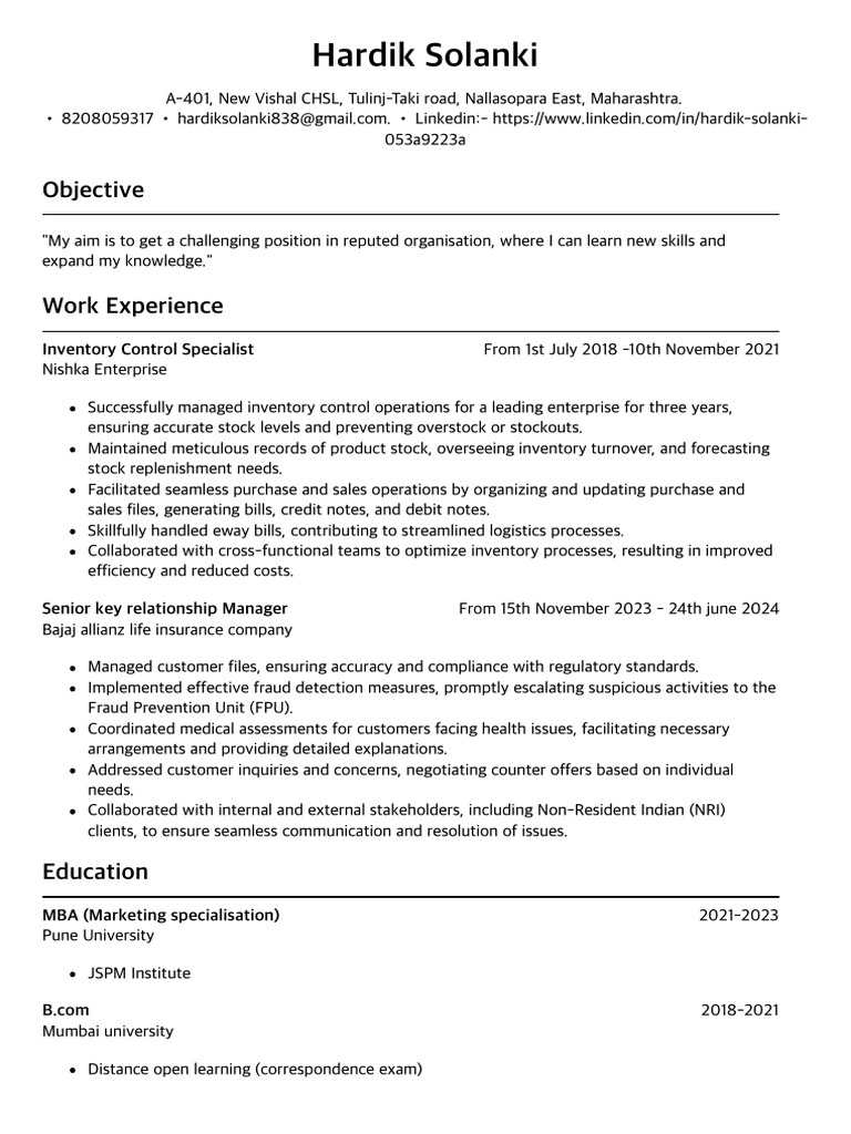 Hardik Solanki | PDF