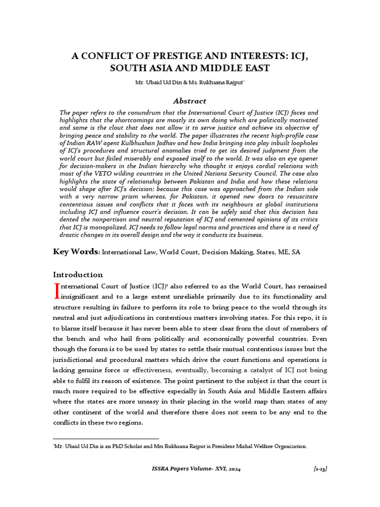 01 A Conflict of Prestige | PDF