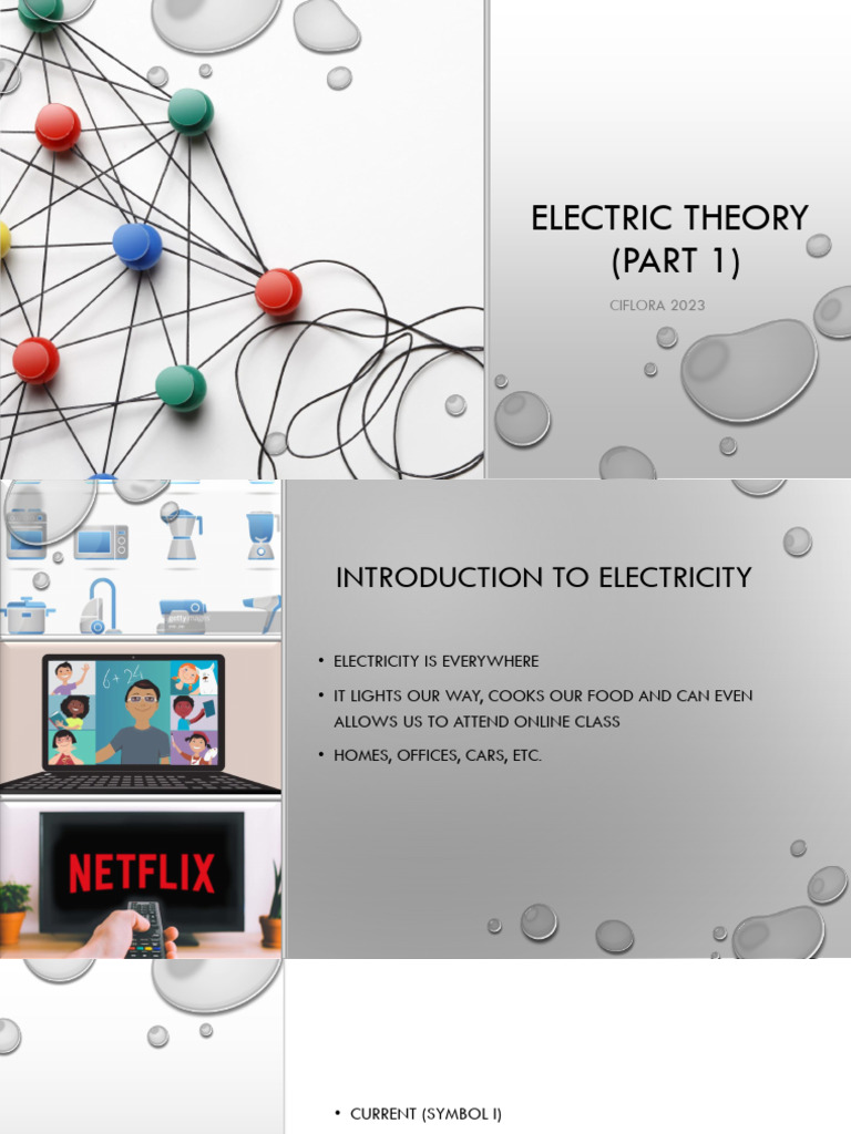 Electric Theory 1 | PDF