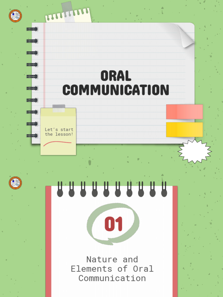 Oral-Comm-WEEK 1 PART 1 | PDF