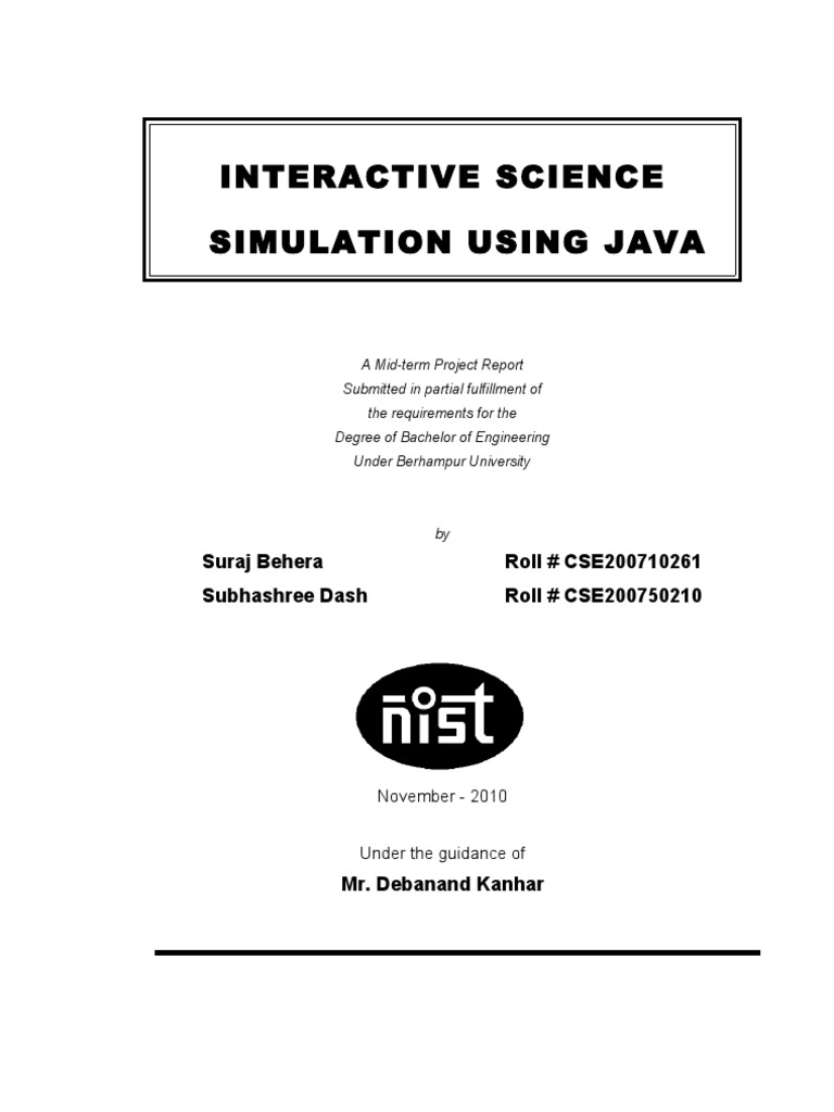 Interactive Science Simulation Documentation | PDF | Computer ...