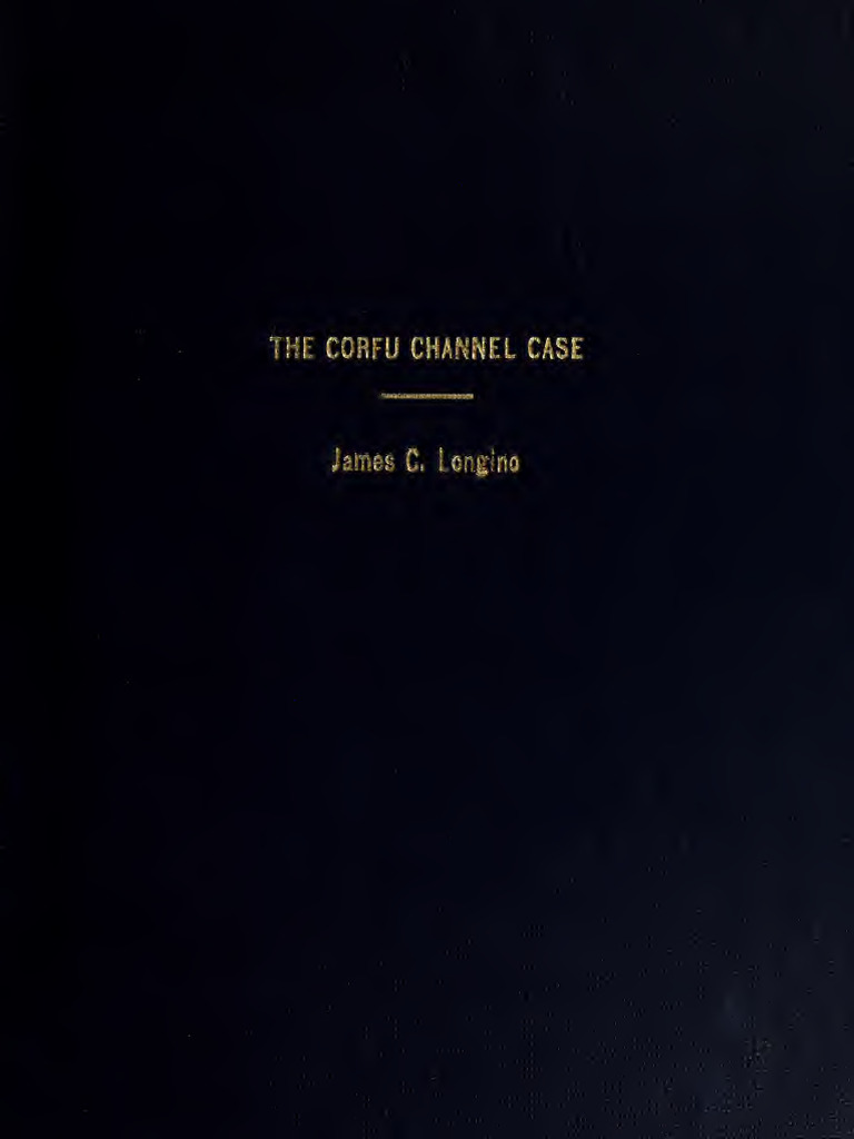 Corfu Channel Case 00 Long | PDF