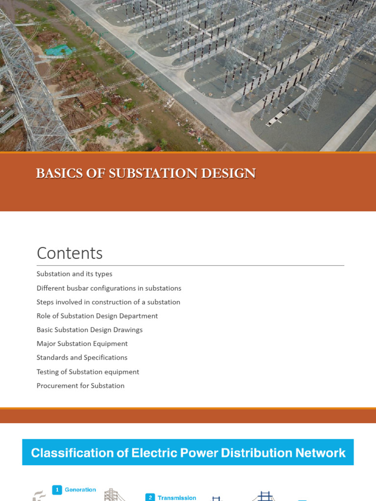 Basics of Substation Design by Engr1701322167 | PDF