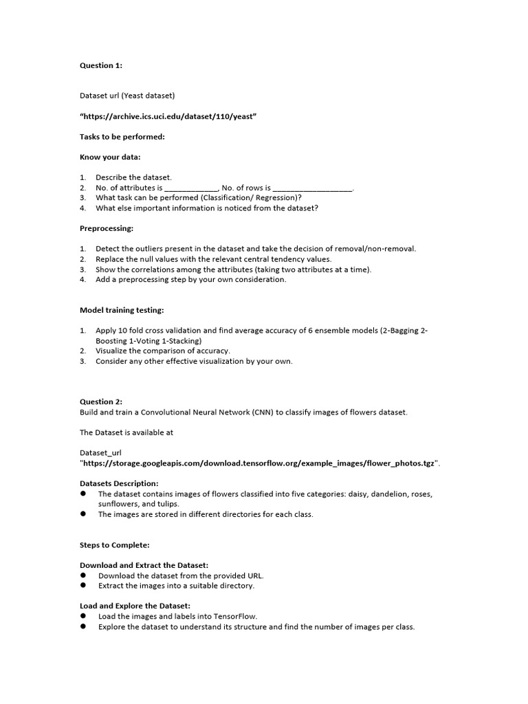 ML and DL Project Evalution Questions | PDF