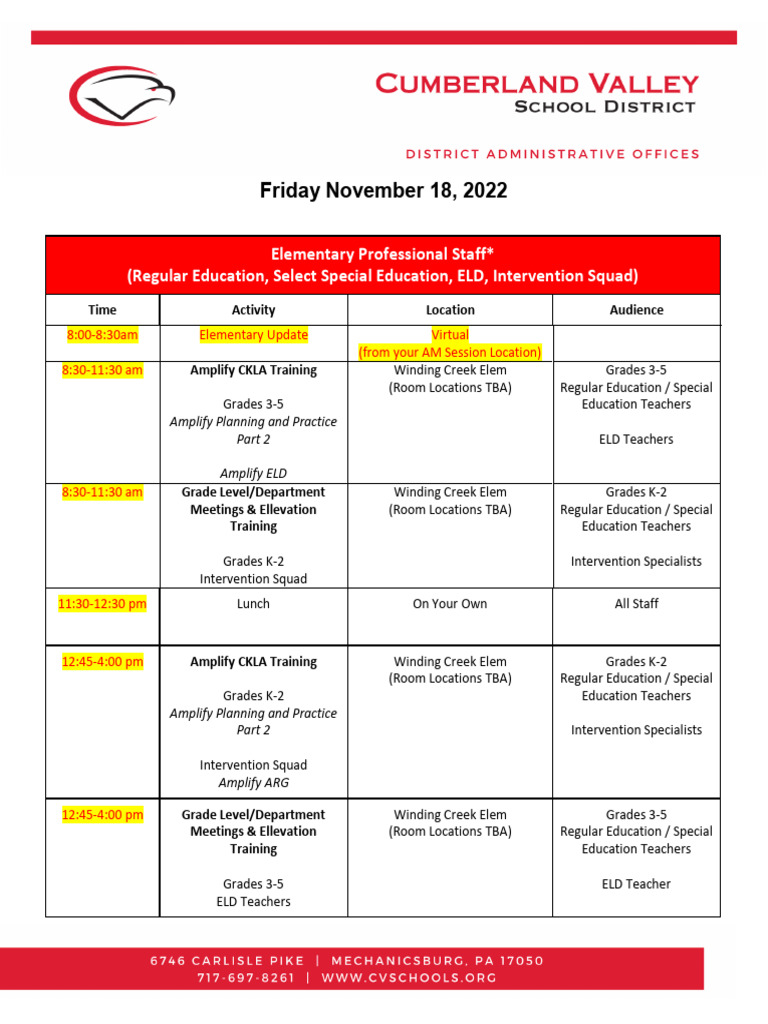 11.18.2022 Detailed Agendas 11.15.2022 Update | PDF 11.18.2022 Detailed Agendas 11.15.2022 Update | PDF