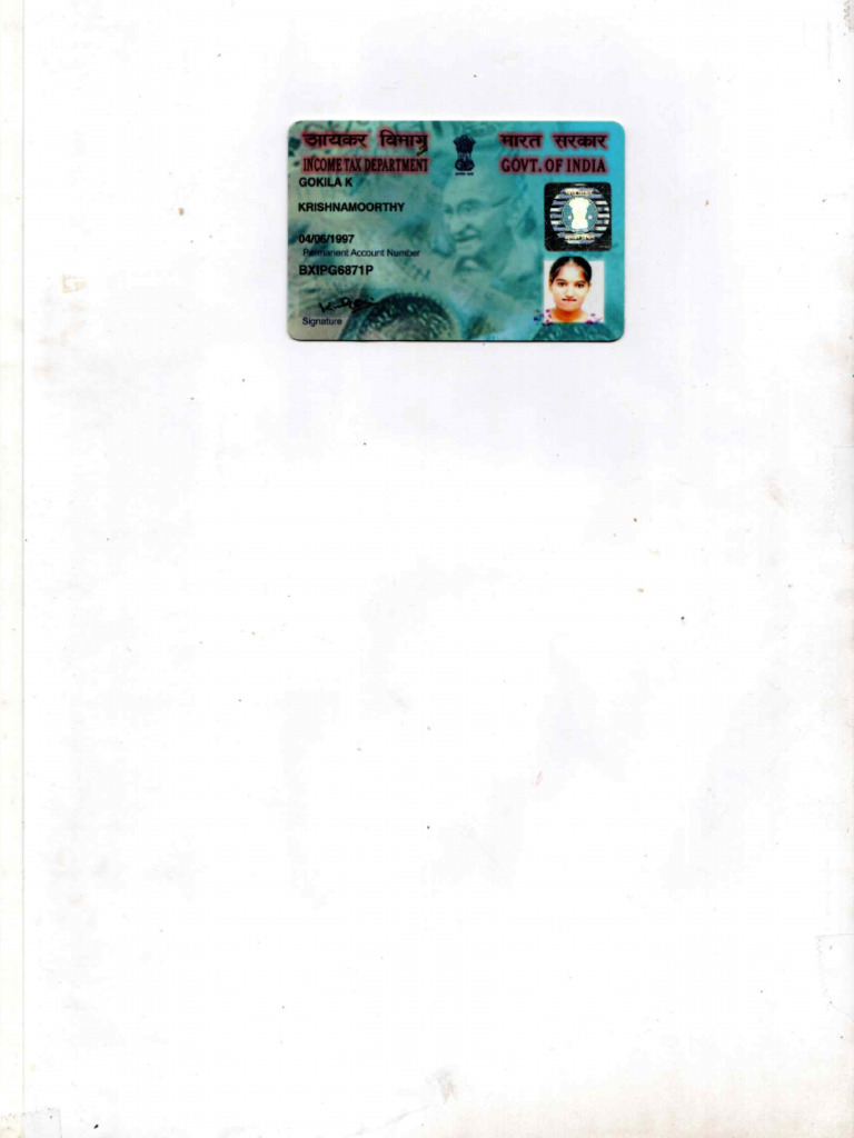Pan Card | PDF