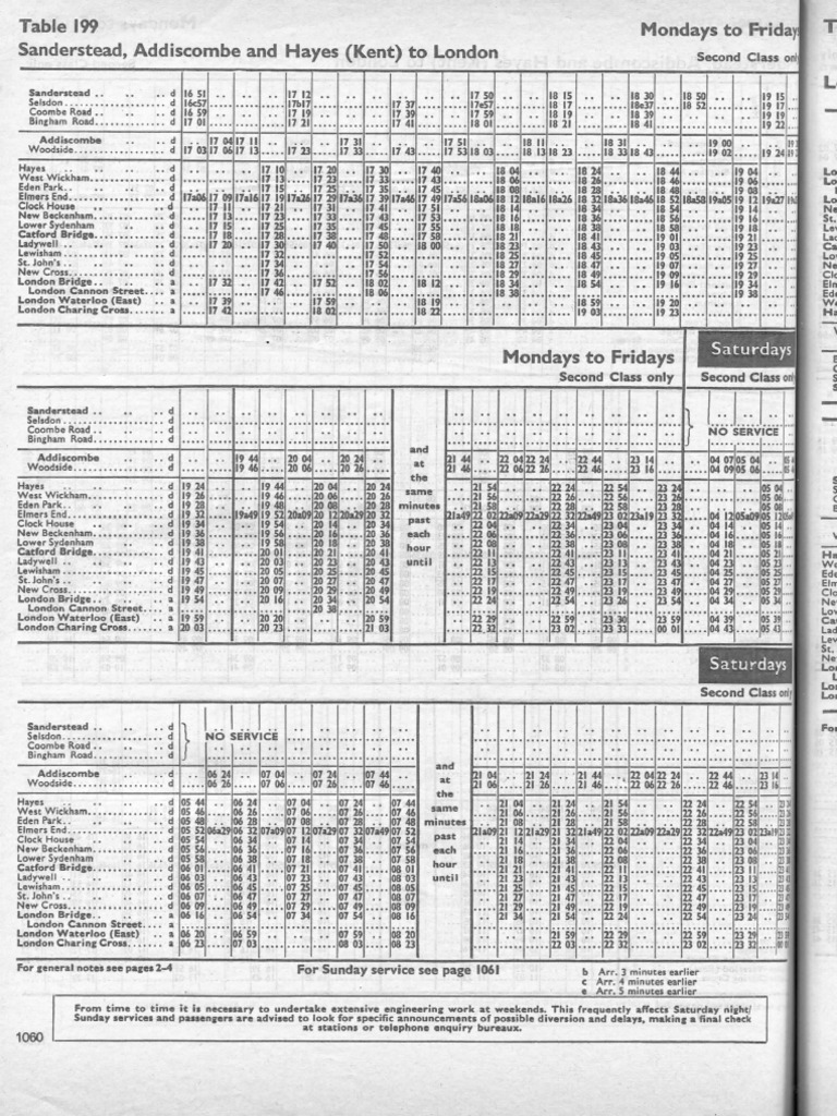 1978 BR Passenger Timetable 199 | PDF