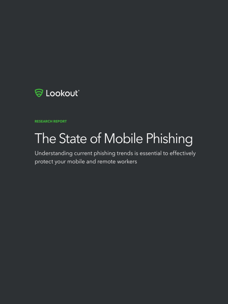 Lookout Phishing Spotlight Research Report Us | PDF