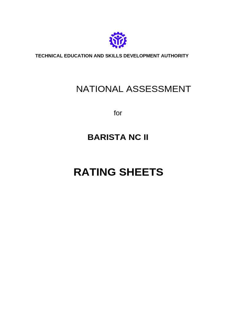 Rating Sheet | PDF