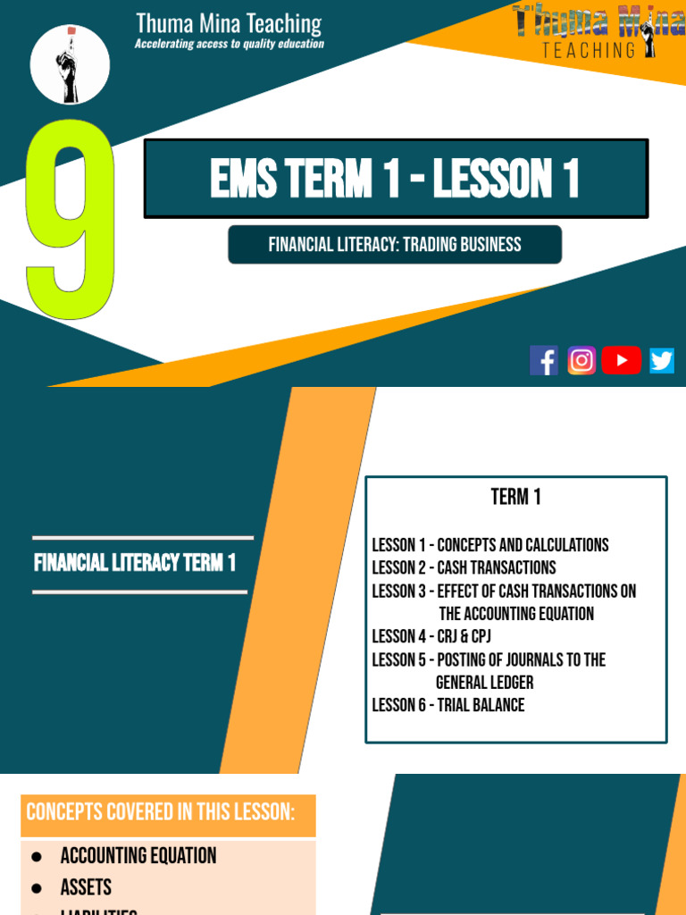 Accounting Grade 9 | PDF | Equity (Finance) | Business