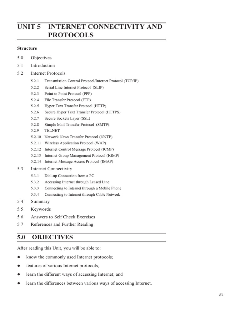 Unit 5 | PDF | Internet Protocols | World Wide Web
