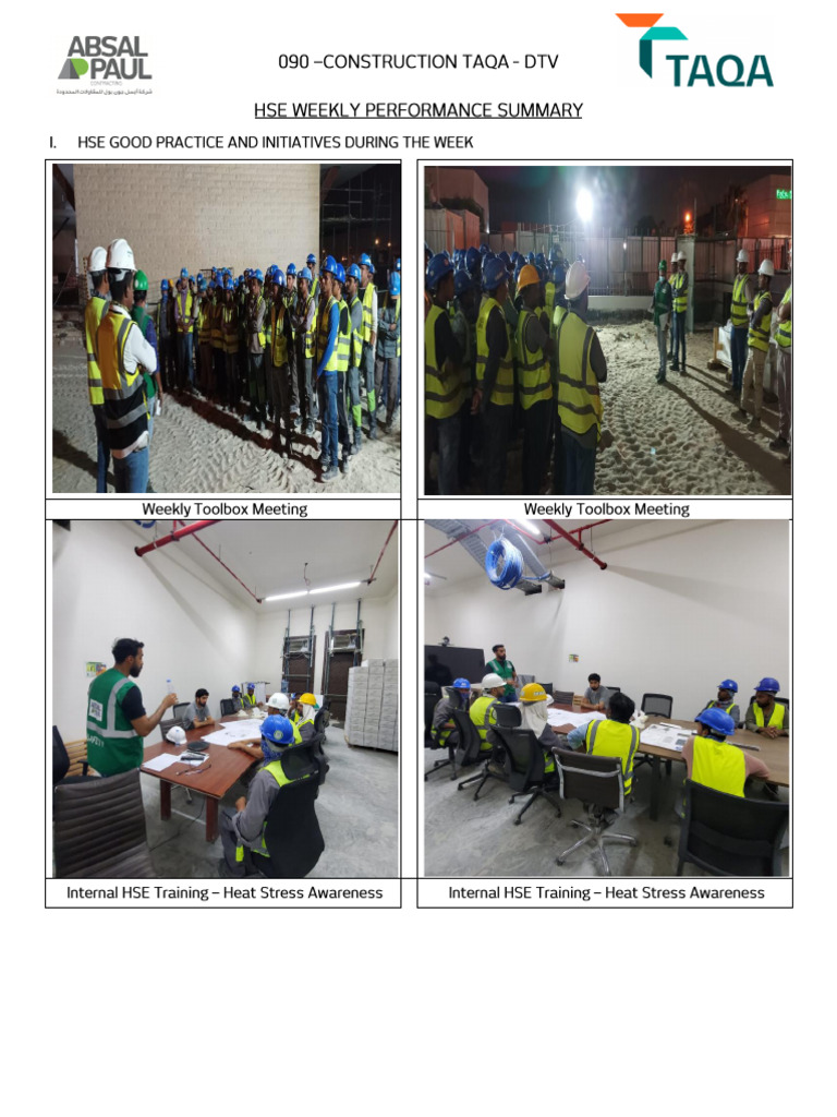 Weekly Toolbox Talk - Merged | PDF