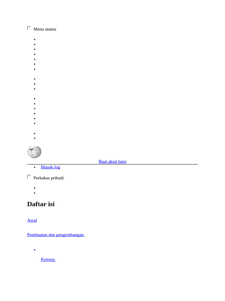 Menu Utama | PDF