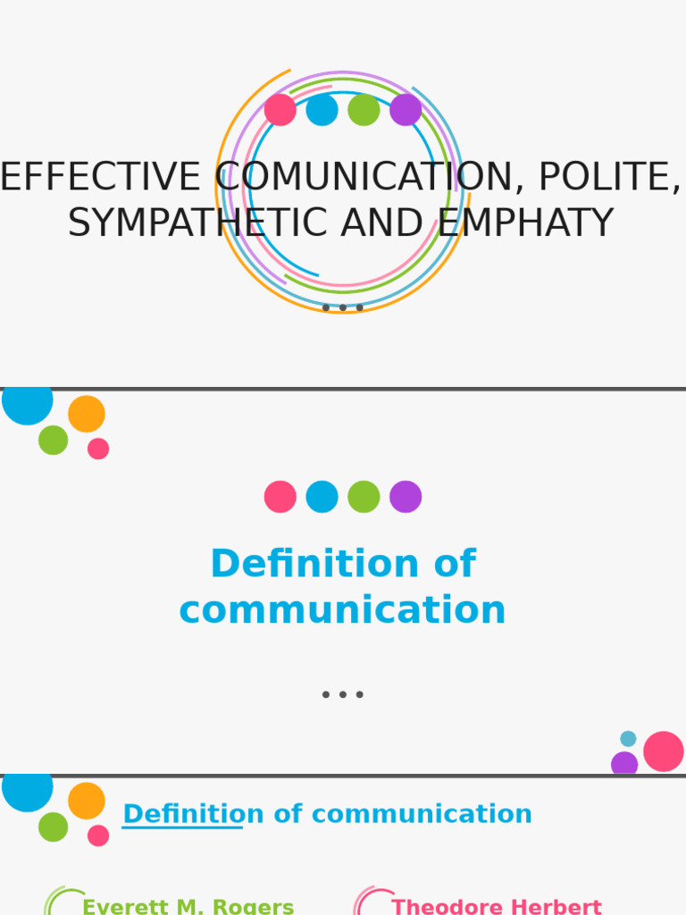 4b. Effective Comunication, Polite, Sympathetic and Emphaty | PDF