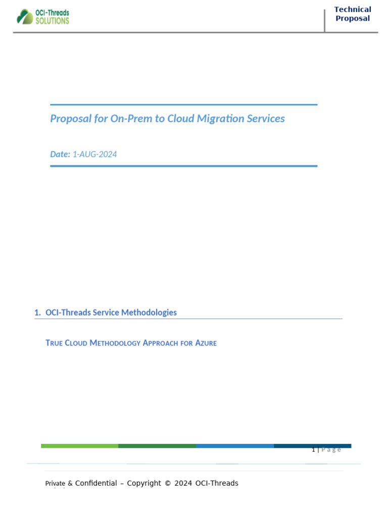 Cloud Migration Proposal for OCI-Threads | PDF | Virtual Machine ...