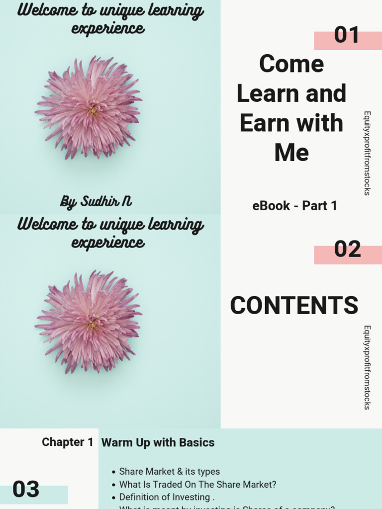 E - Book-Learn and Earn Program | PDF