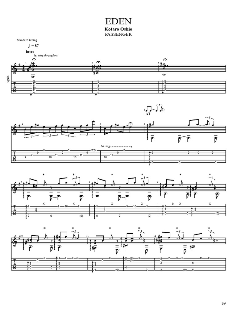 Kotaro Oshio - Eden | PDF