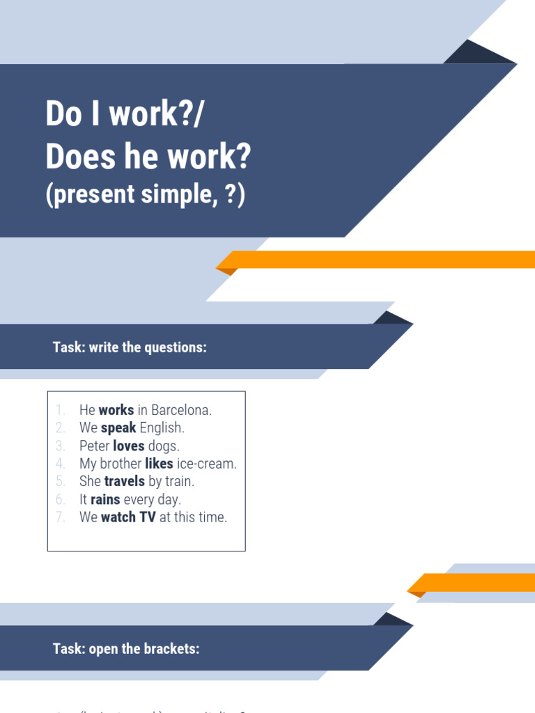 28.1 14 Present Simple Questions-EXC | PDF