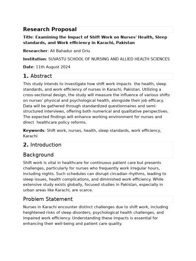 Research Proposal-1 | PDF