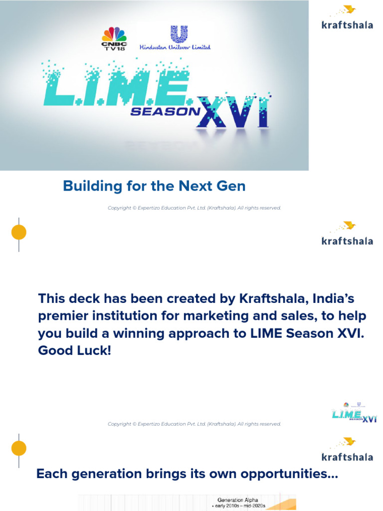 HUL LIME 2024 - Training | PDF | All Rights Reserved | Career & Growth