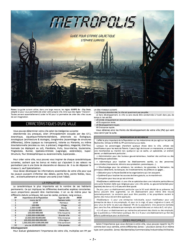 Metropolis | PDF