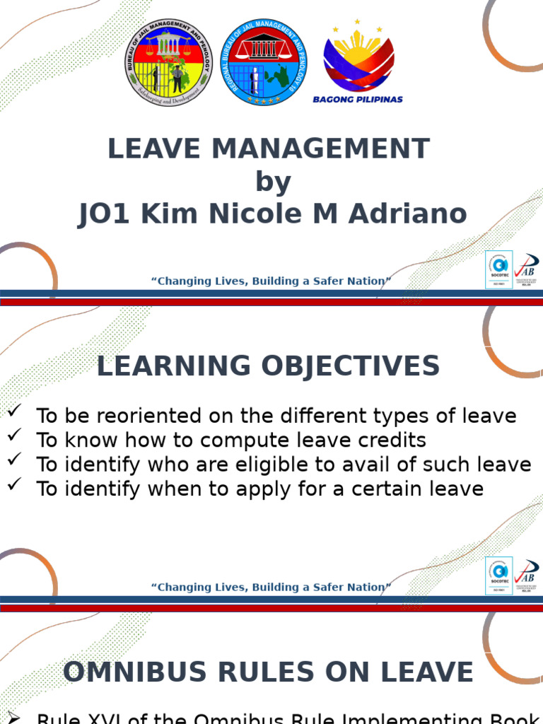 Leave Management | PDF