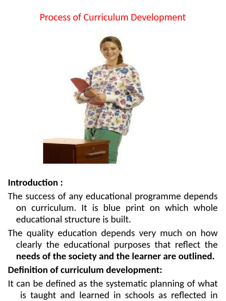 Curriculum Development - & ImplementationProcess Ne One | PDF