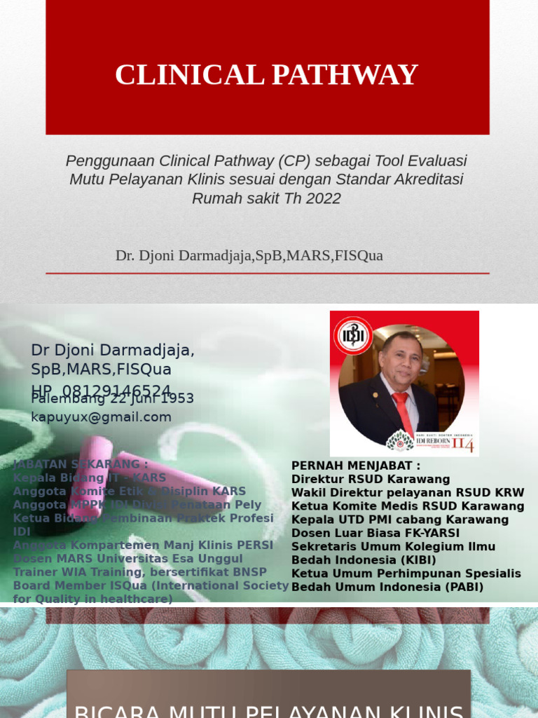 Clinical Pathway, Tools | PDF