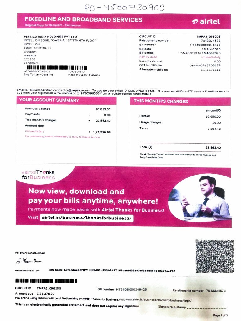 Adobe Scan 06 May 2023 | PDF | Invoice | Financial Services