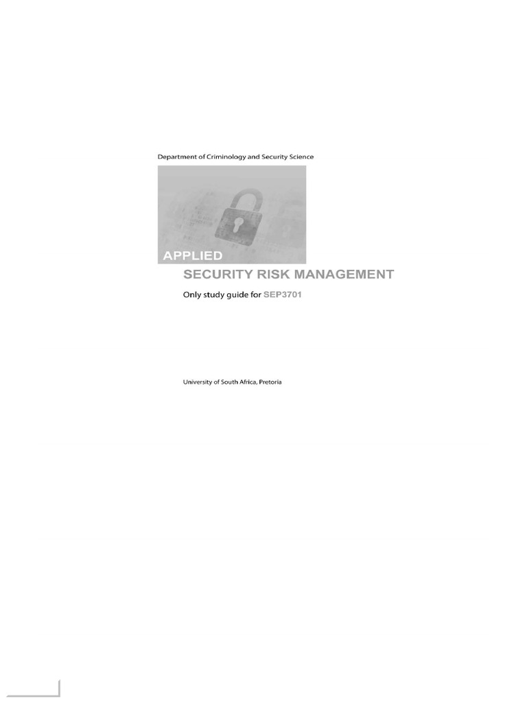3 - SEP3701 - Study Guide | PDF