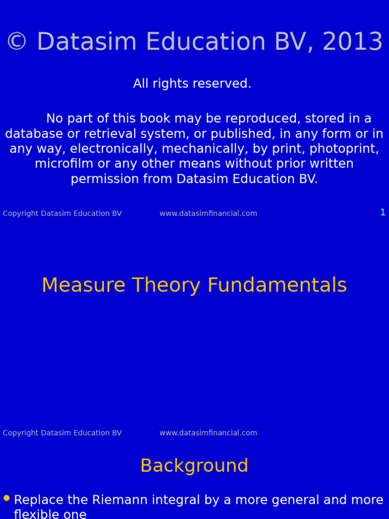 Measure Theory Pdf