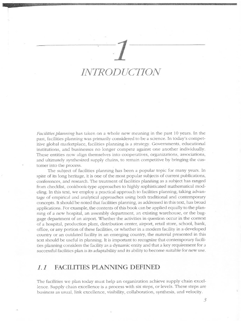 Chapter1 Facility Book | PDF
