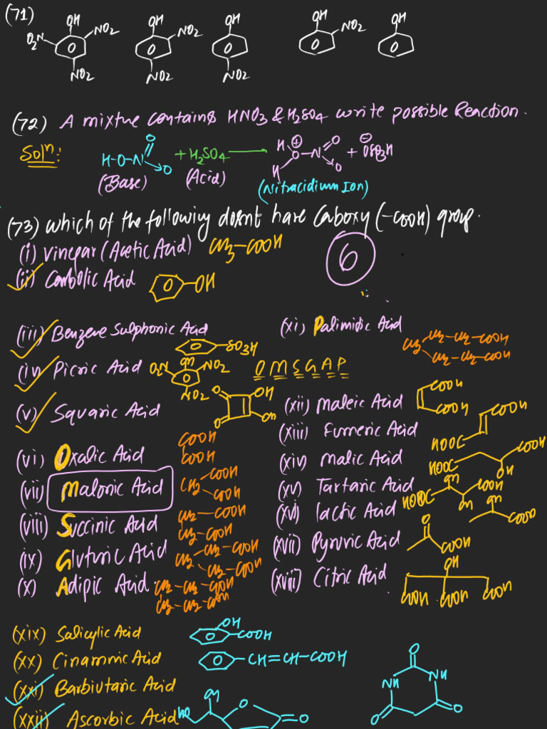 General Organic Chemistry - L-19 (Class Notes) | PDF