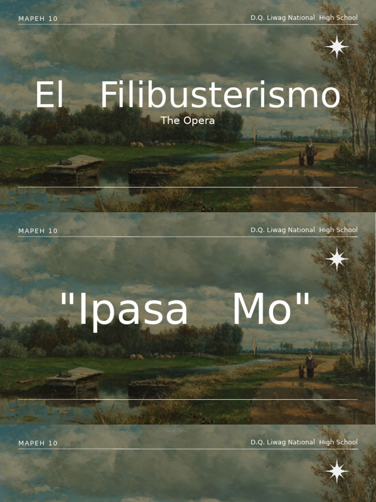 El Filibusterismo: Ópera y Contexto Histórico | PDF | Novelas en ...