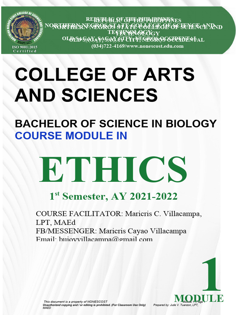 Toaz - Info Ethics Mod1 PR | PDF