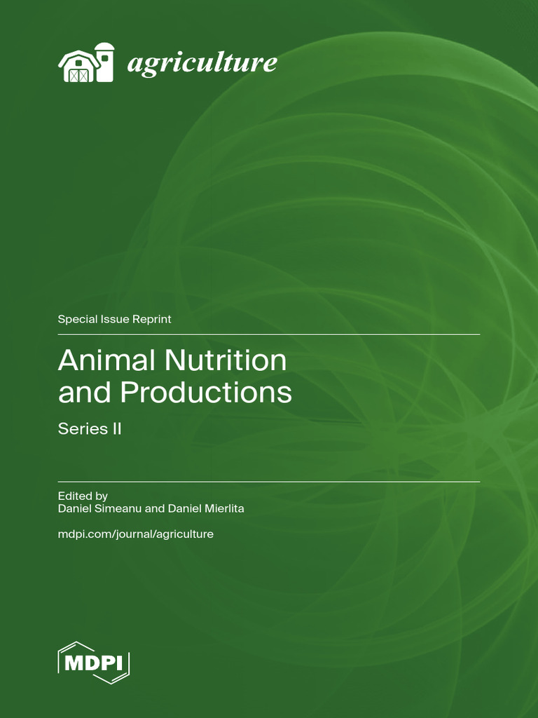 Animal Nutrition and Productions Series II | PDF