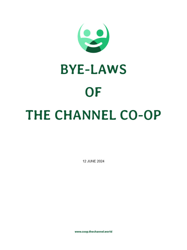 Channel Co-op Bye-Laws Overview | PDF | Board Of Directors | Business