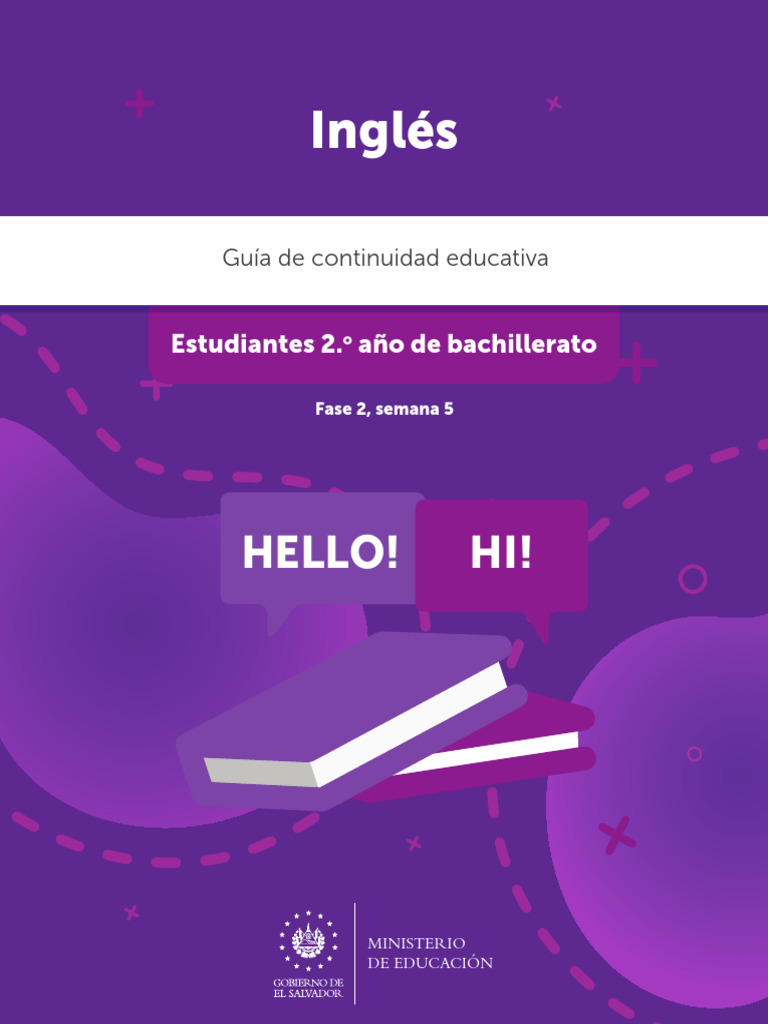 Guia Autoaprendizaje Estudiante 2bto Ingles f2 s5 | PDF | Aprendizaje