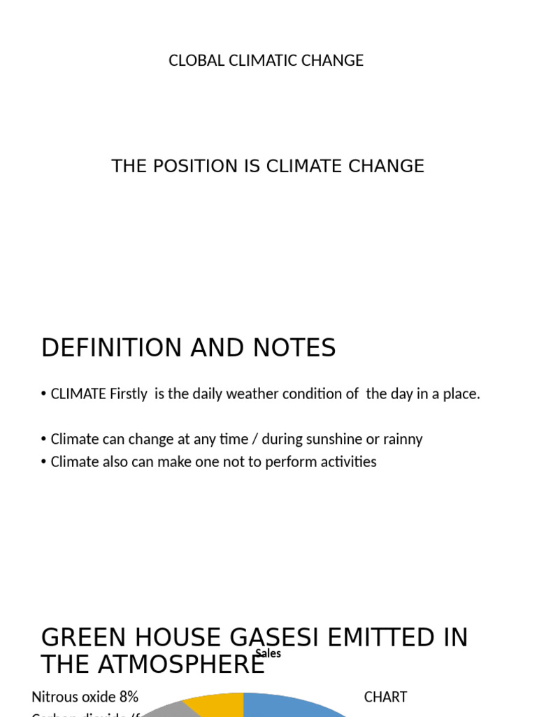 Climate Change | PDF