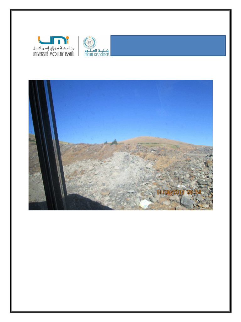 RappoRt de Stage District MiNiEr DE Tigh | PDF