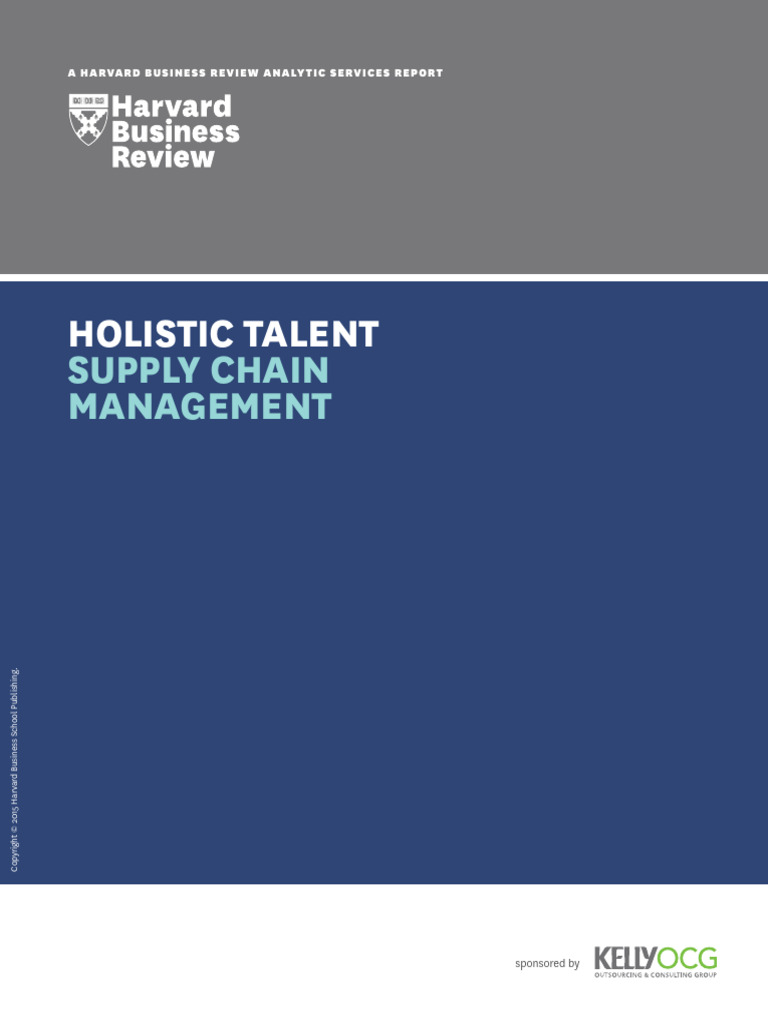 Holistic Talent Supply Chain Management | PDF