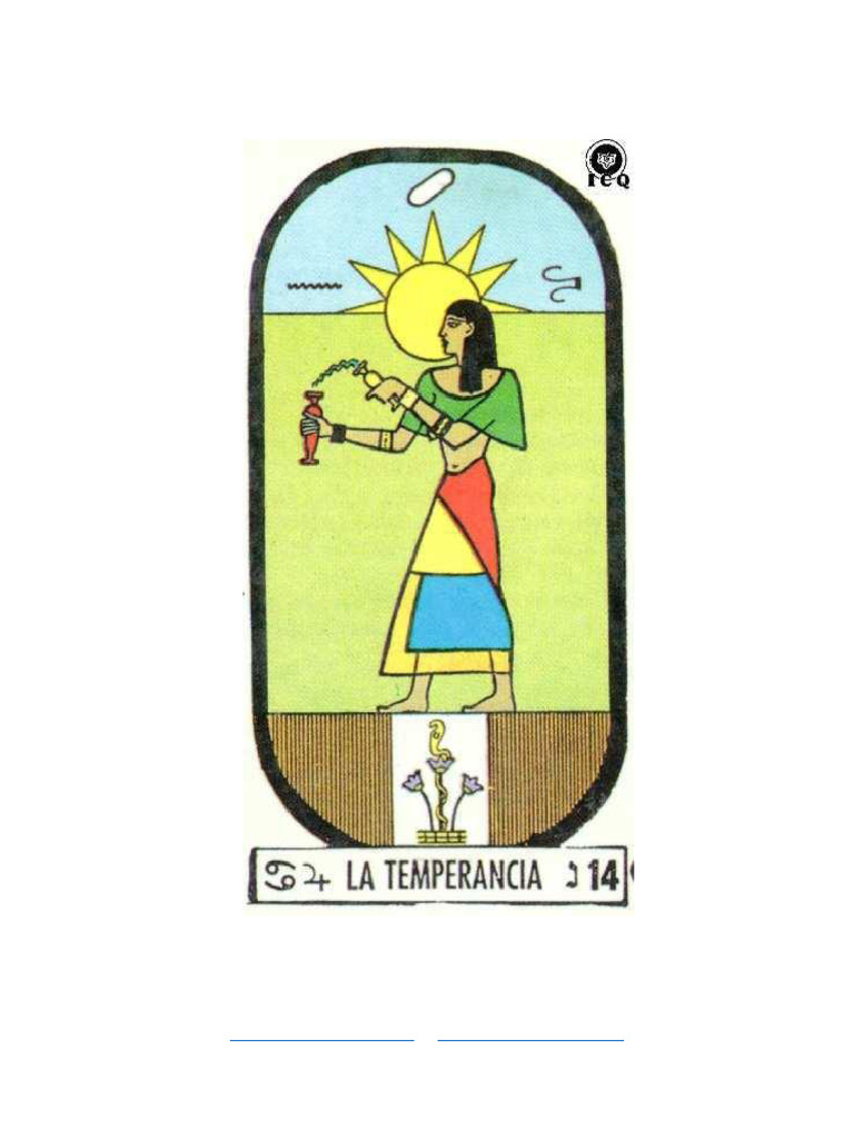 Arcano 14 - La Temperancia | PDF | Arcanos Mayores | Adultos jóvenes