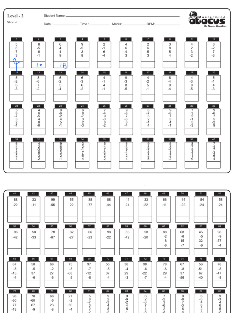 Level - 02 Practice Sheet 01 | PDF