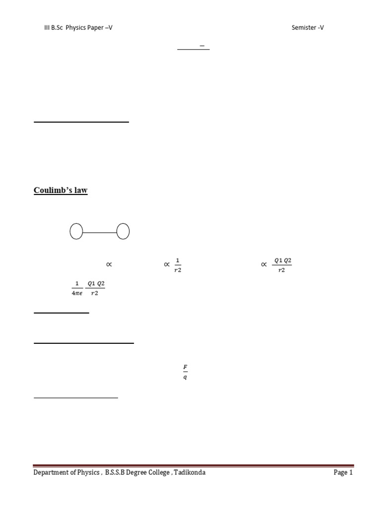 Physics-V | PDF