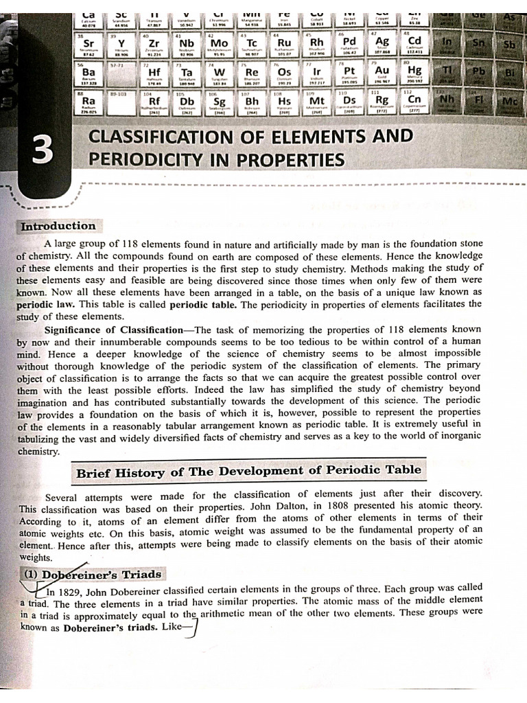 Chapter 3 Chemistry | PDF