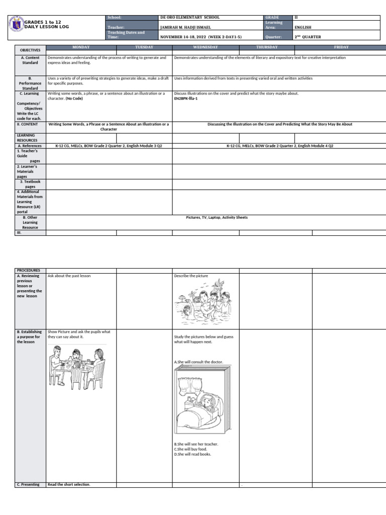 DLL ENGLISHQ2 W2 (NOV14-18) Final | PDF